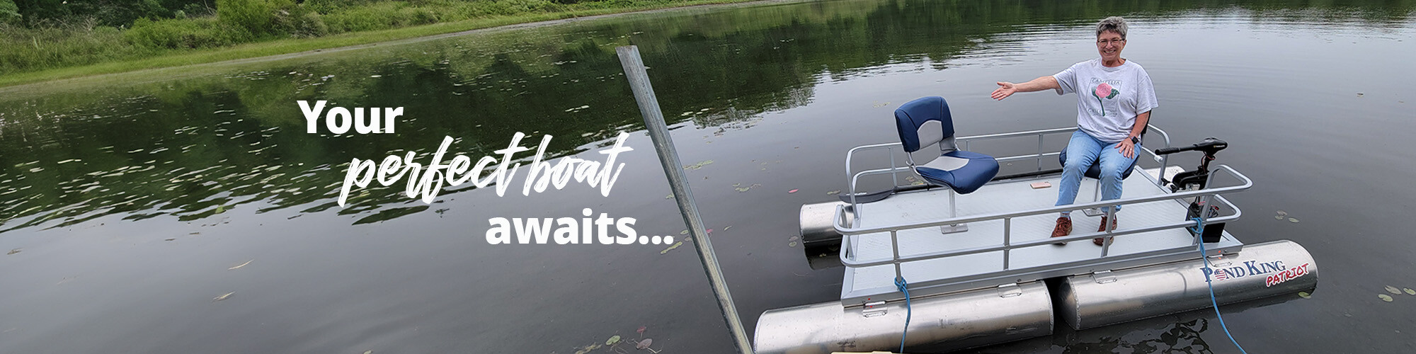 Pond King Pontoon Boats Are the Perfect Blend of Stability and Versatility