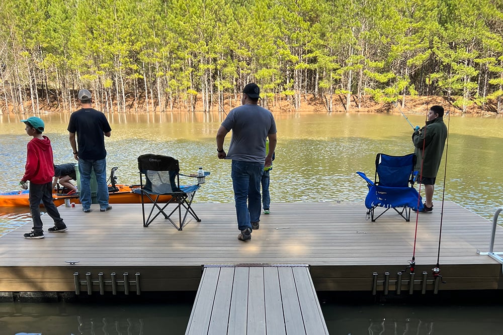 Enhancing Bank Fishing with Floating Docks